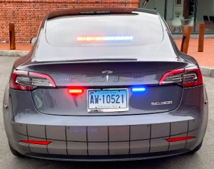 Westport, CT Police Tesla Model 3 Ready for Duty