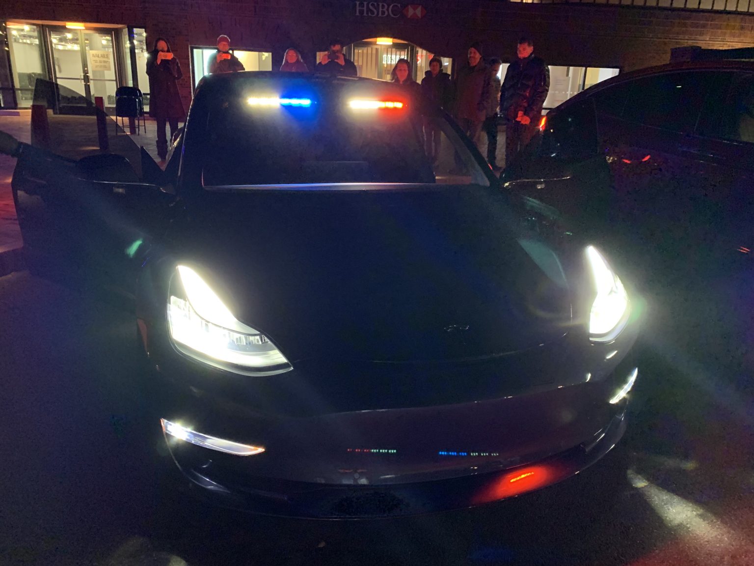 Chief of Police Presents Tesla Model 3 Police Car / EV Club CT
