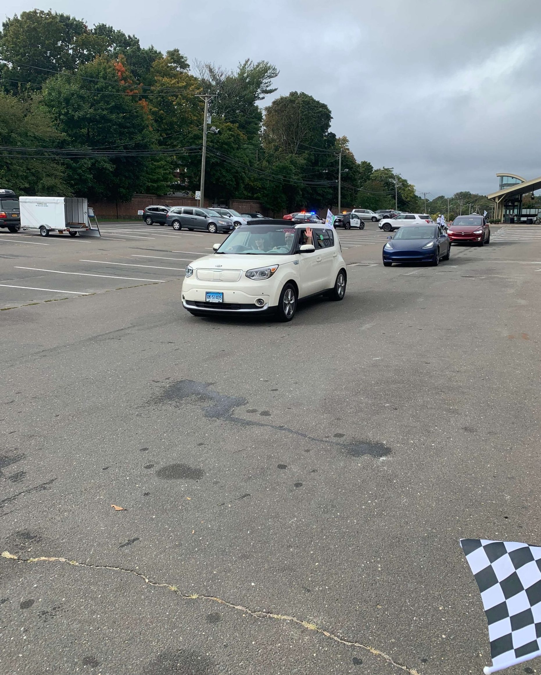 Green Wheels EV Parade in Westport and Fairfield